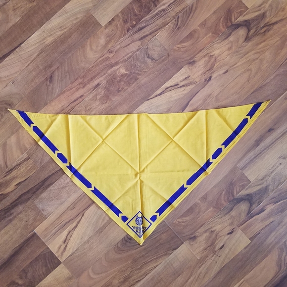 bsa | Other | Vintage Cub Scouts Scarf Neckerchief Bandana Yellow Blue ...